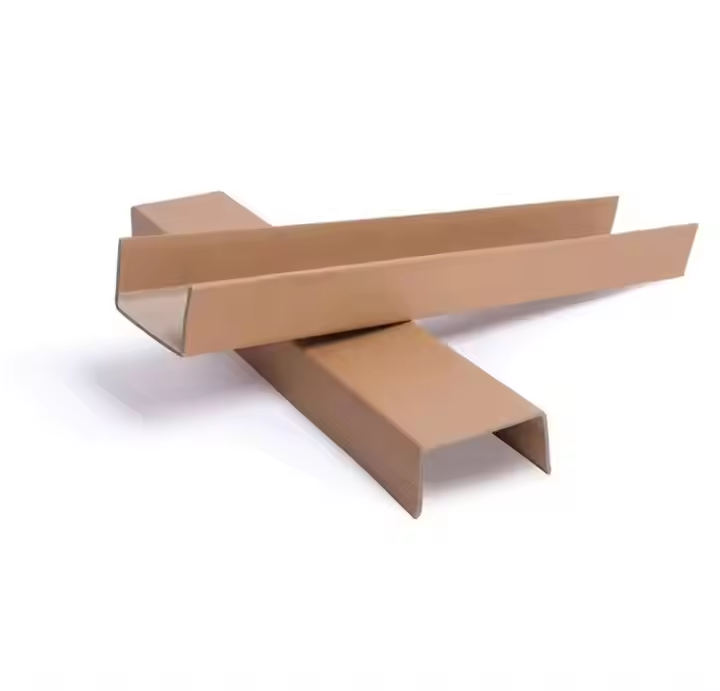 China Recycle Kraft Paper Cardboard U Profile Channel Edge Board Corner ...
