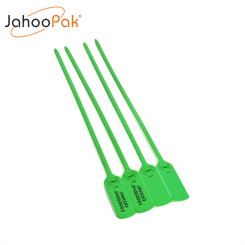 China Customized Bar Coded Security Pull Tight Loop Plastic Truck Seal ...